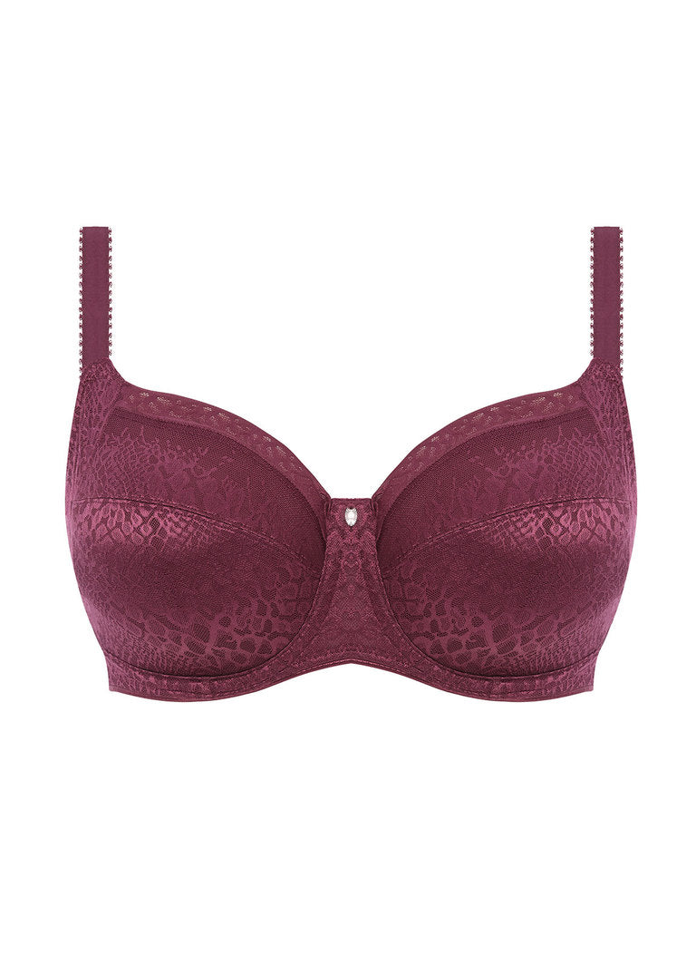Envisage Full Cup Side Support Bra - Mulberry – Leia Lingerie